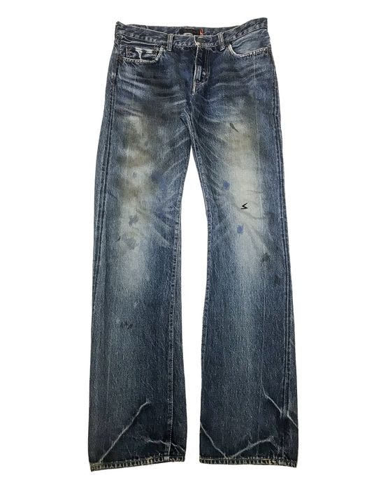 Undercover Undercover SS06 “T” Embroidered Denim Jeans Size 3 | Grailed