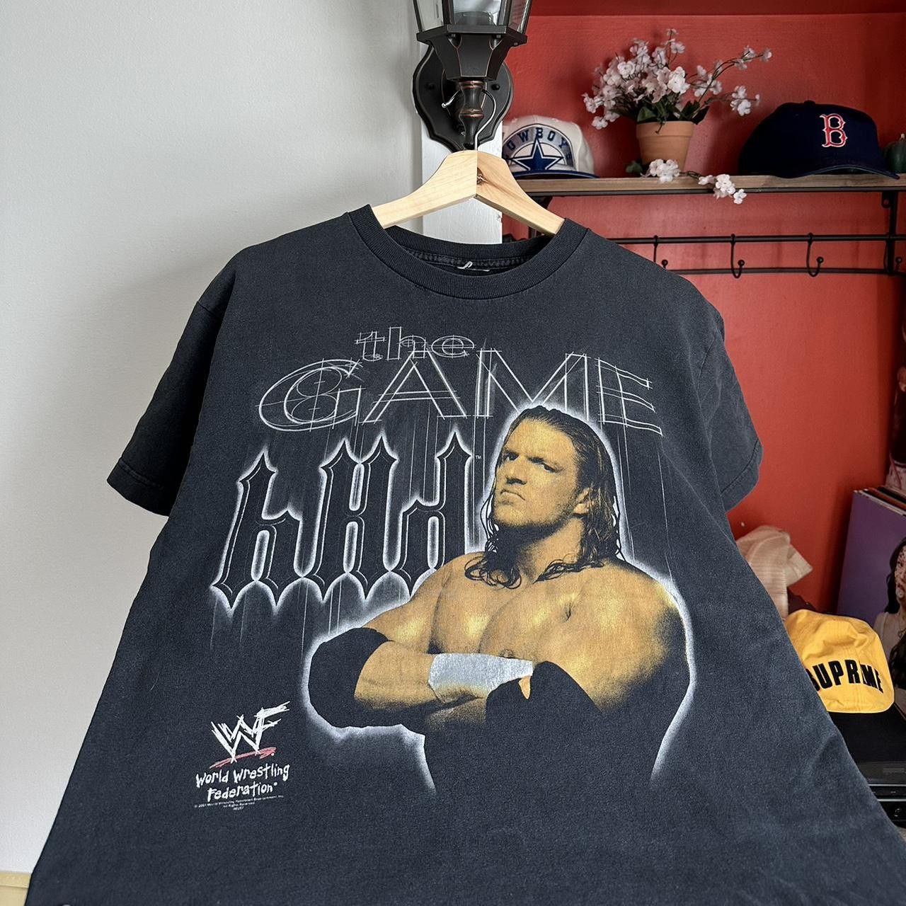 Vintage × Wcw/Nwo × Wwf Vintage 2001 Triple H Shirt | Grailed