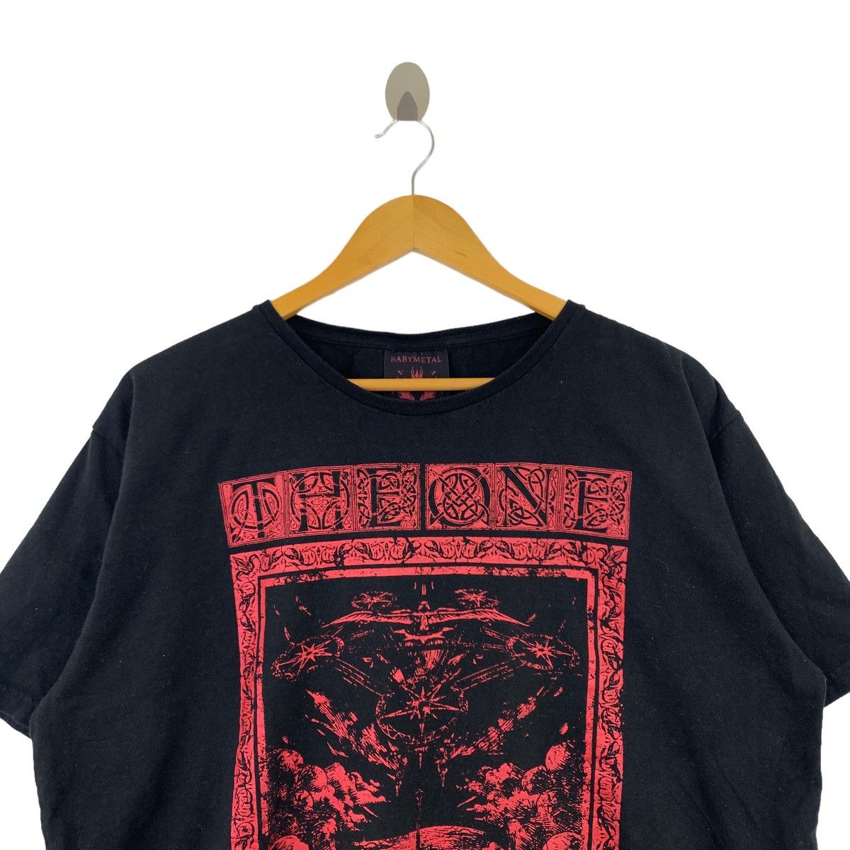 Japanese Brand BABYMETAL Japanese Band THE ONE Album Cover Print Black ...