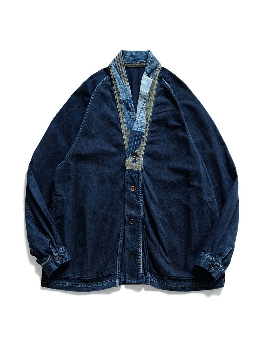 Kapital Kapital 8oz IDG Denim Tiger Juban Shirt NORAGI Remake outer ...