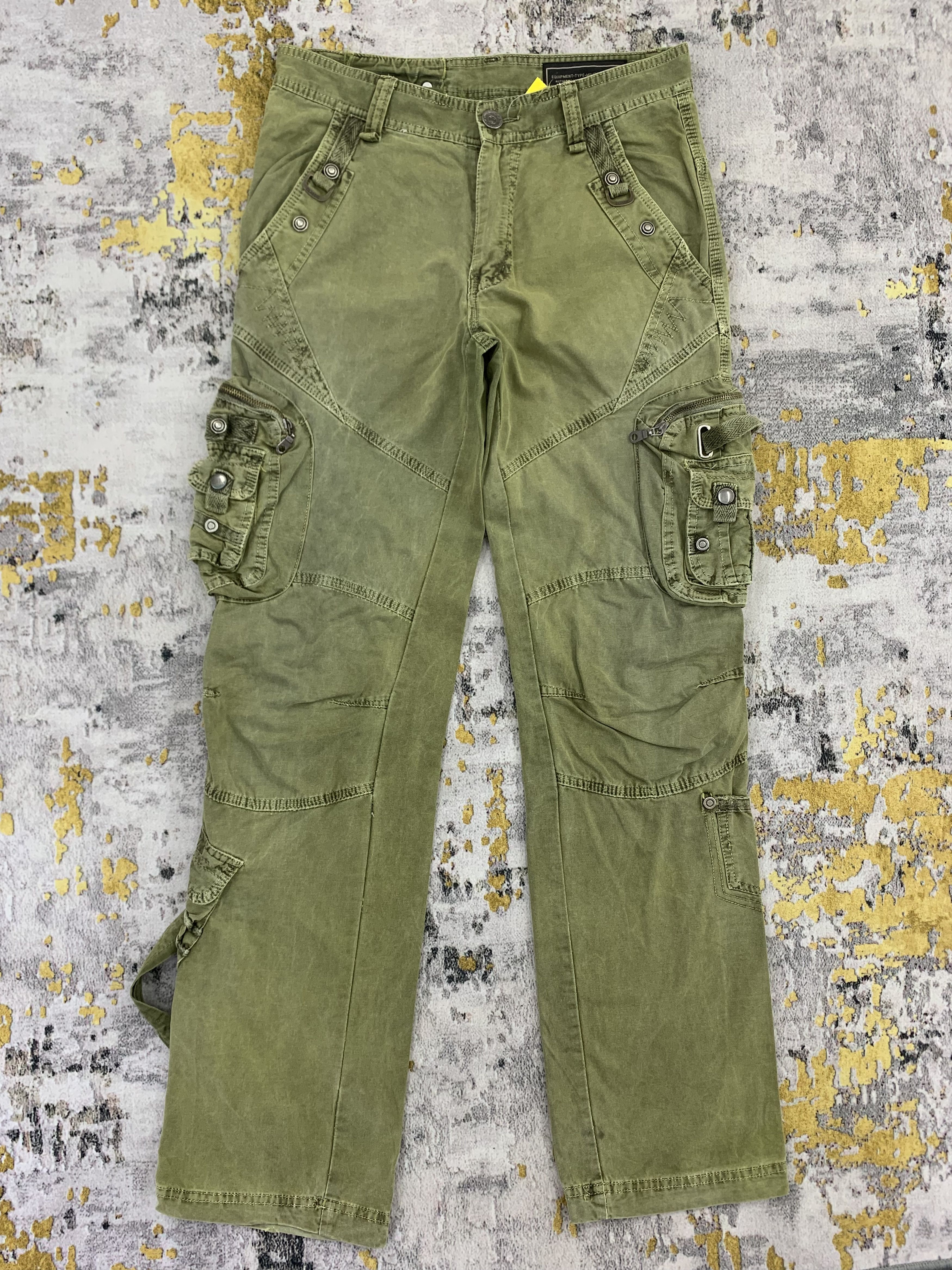 Japanese Brand × Military × Streetwear Junye Jeans Cargo Pants Multipocket Military Tactical ...