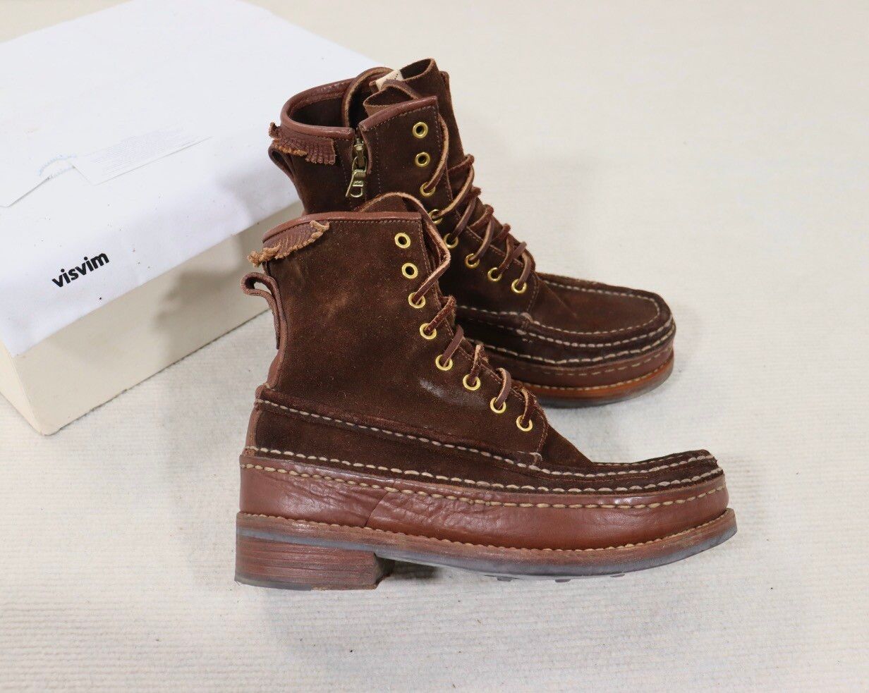 Visvim Visvim 18aw Grizzly Boots Hi Folk（Bison）M9 Dk.brown | Grailed