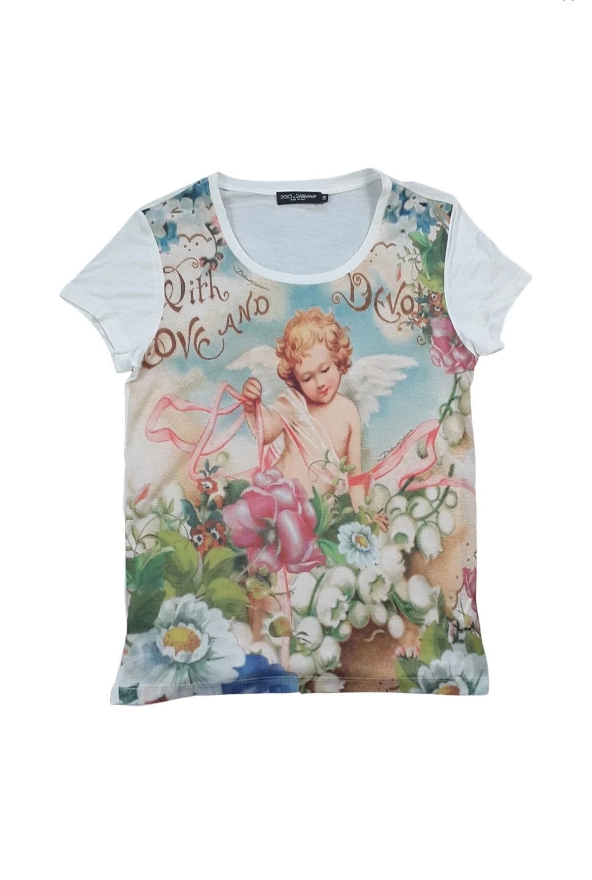 Dolce & Gabbana Dolce & Gabbana rare beautiful Angel t-shirt | Grailed