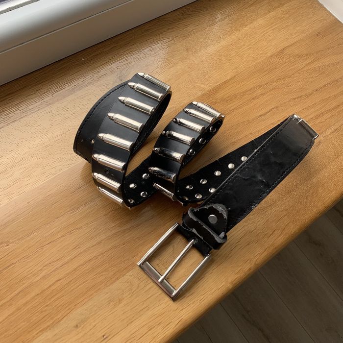 Vintage Bullet Steel Leather Studded Belt | Grailed