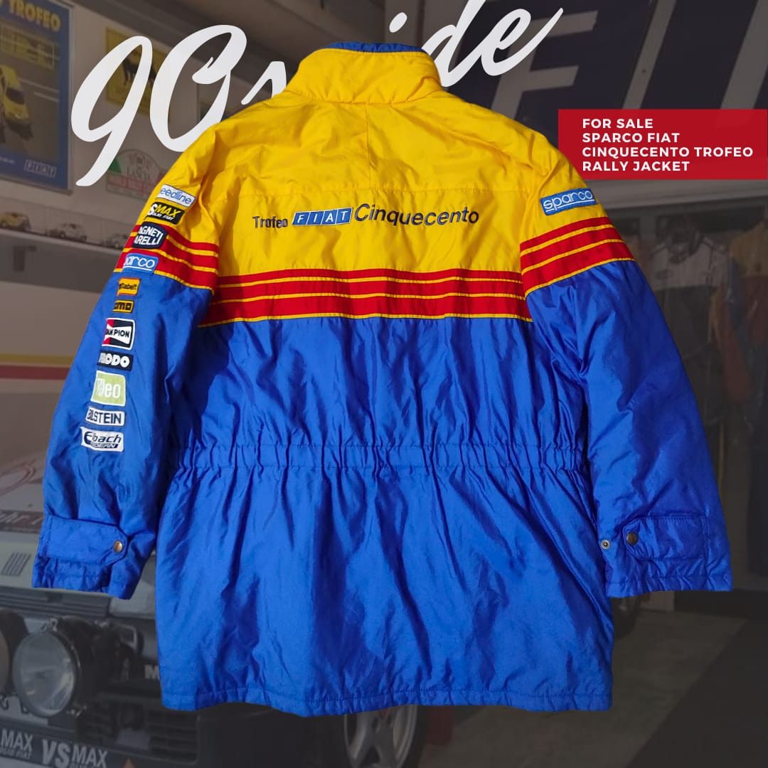 Other RARE Sparco Fiat Cinquecento Trofeo 1992 Rally Jacket | Grailed