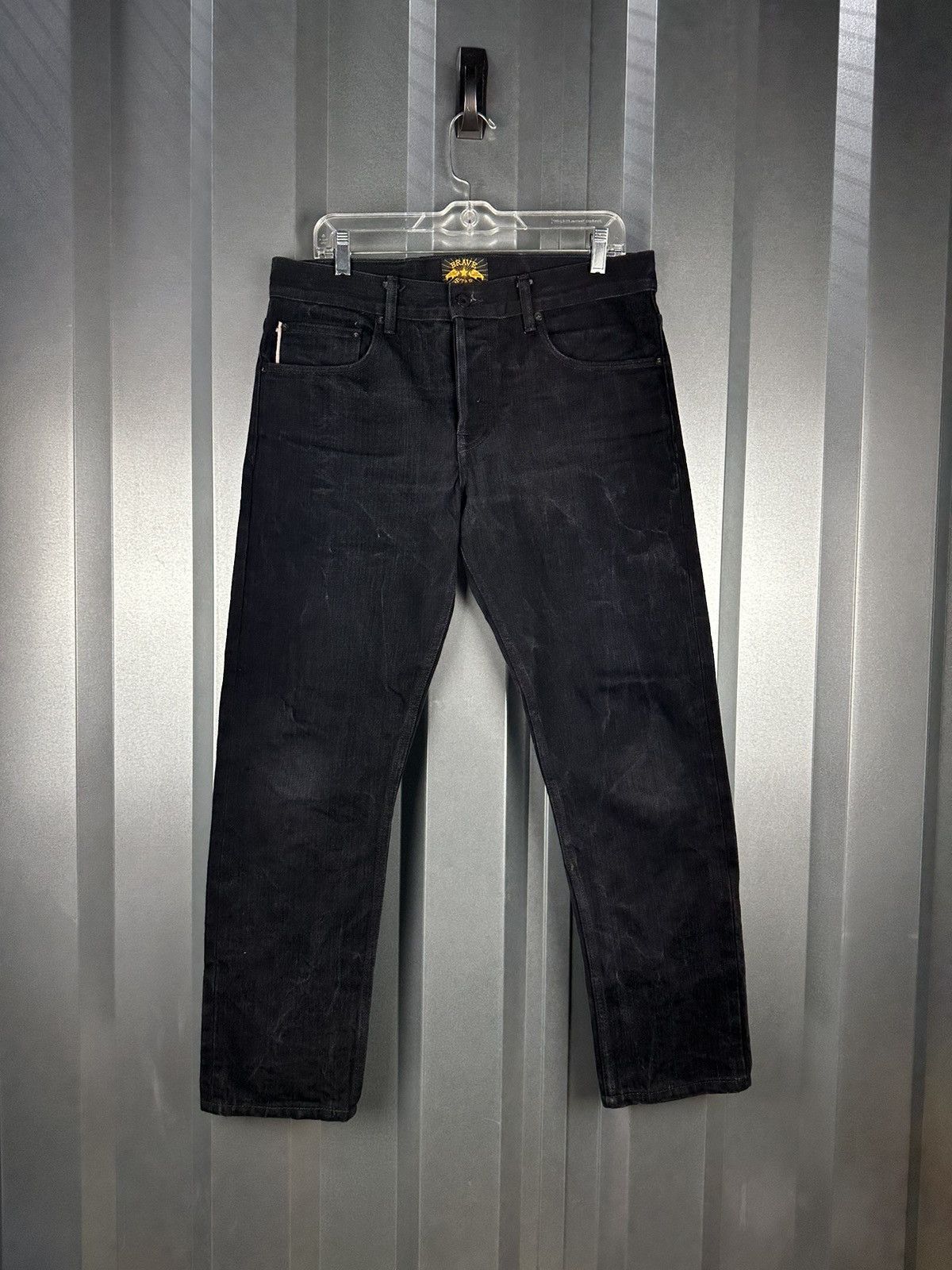 Brave Star Selvage Brave Star Made in USA Los Angeles Black Selvedge ...