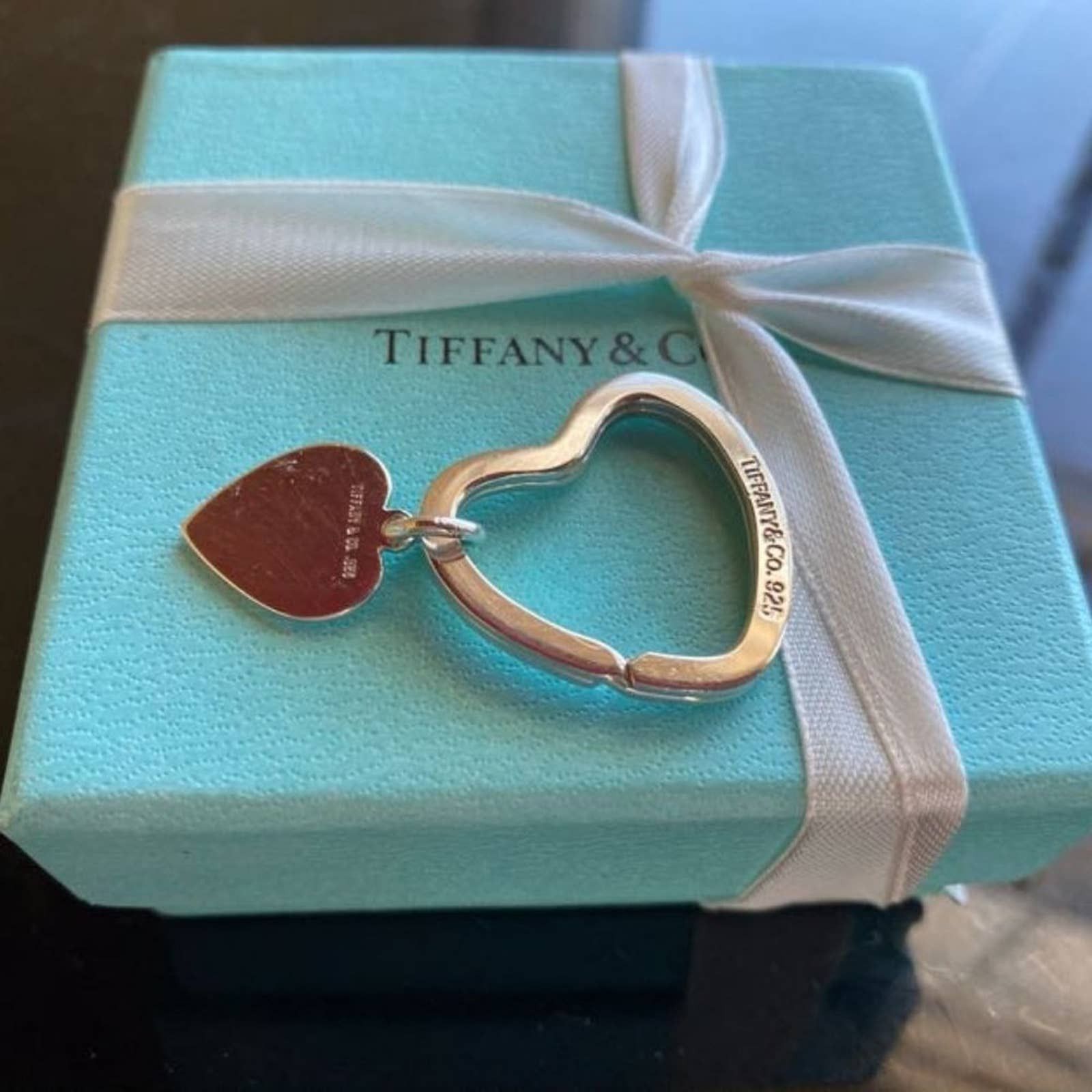 Tiffany & Co. Tiffany & Co Sterling Sliver Heart Tag Key Ring | Grailed