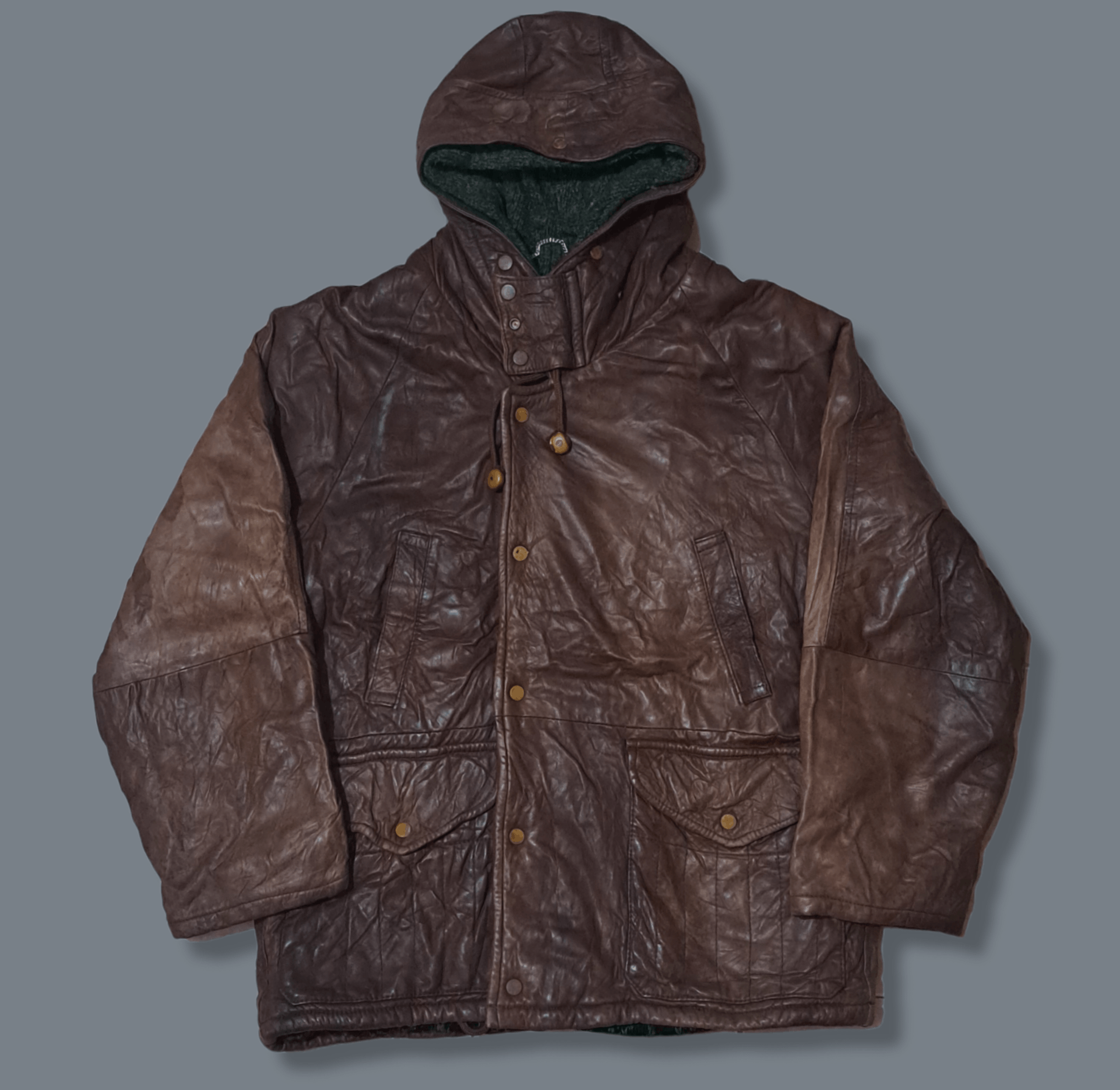 C.P. Company × Leather Jacket × Vintage Vintage 1987's Cp Company ...