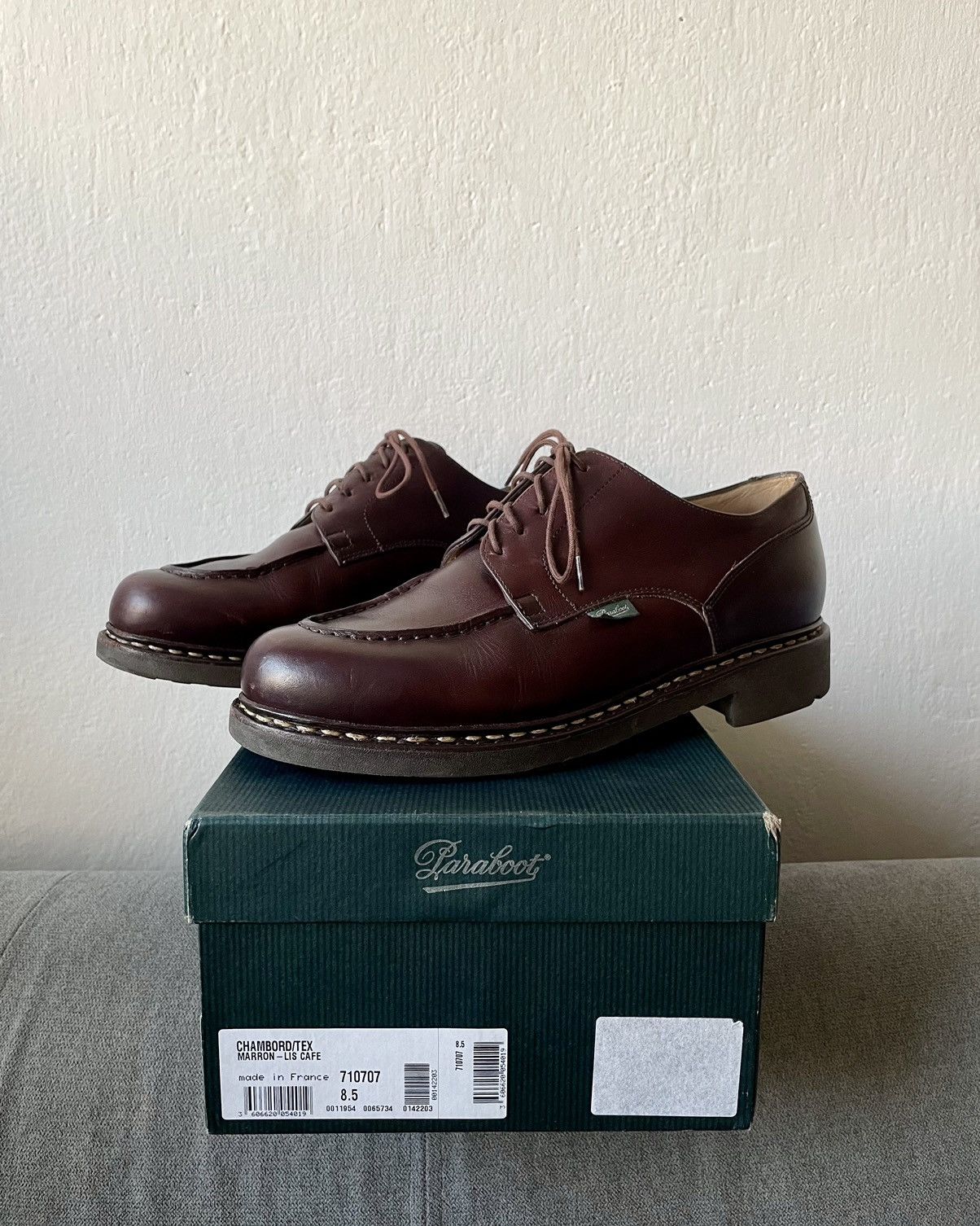 Paraboot Paraboot Chambord Marron Lis Cafe (burgundy) UK8.5 | Grailed
