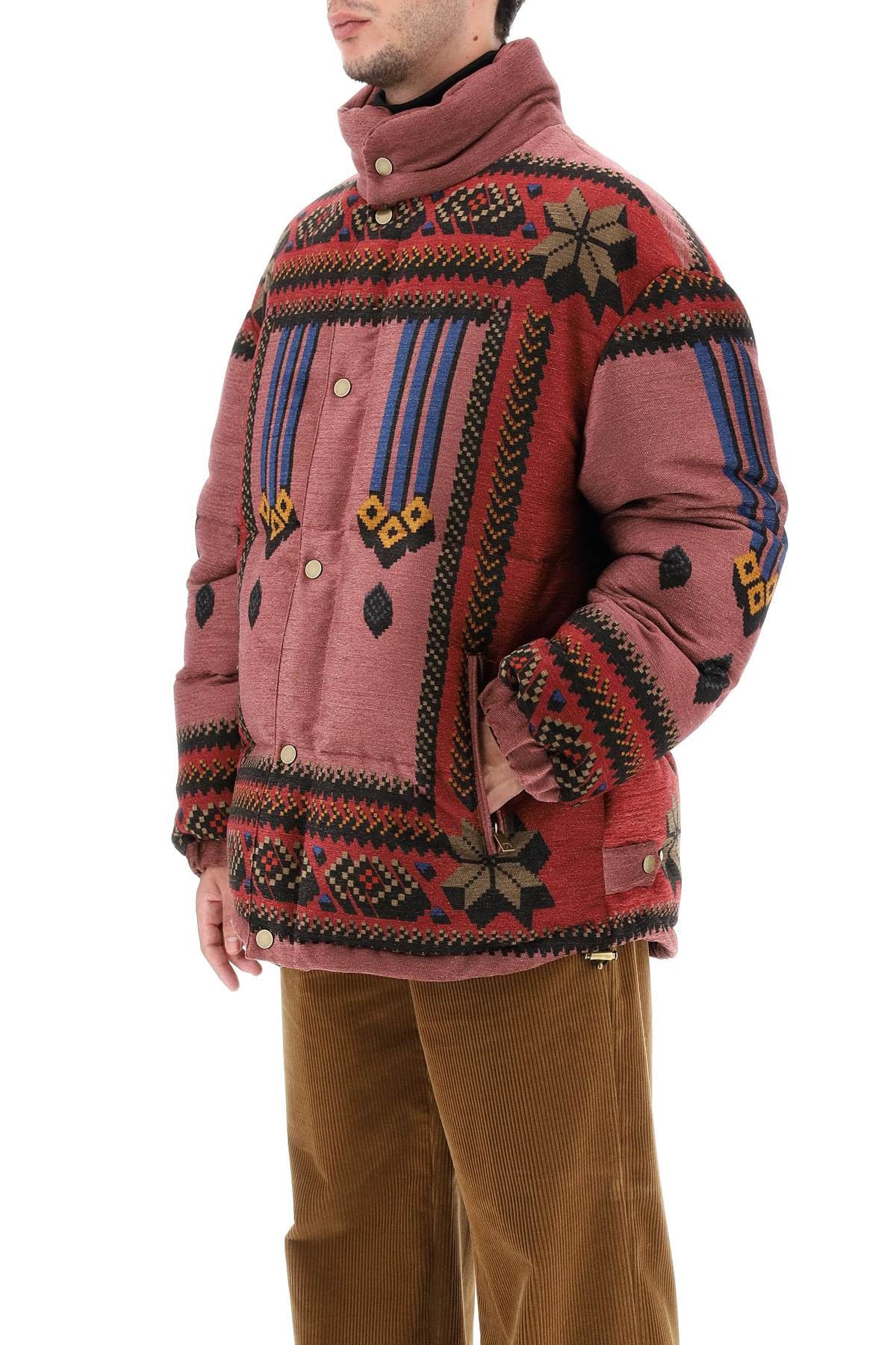 Etro Etro Oversized Puffer Jacket With Geometric Pattern | Grailed