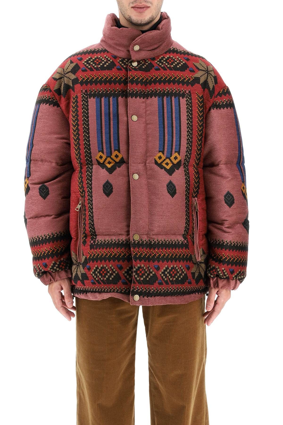 Etro Etro Oversized Puffer Jacket With Geometric Pattern | Grailed