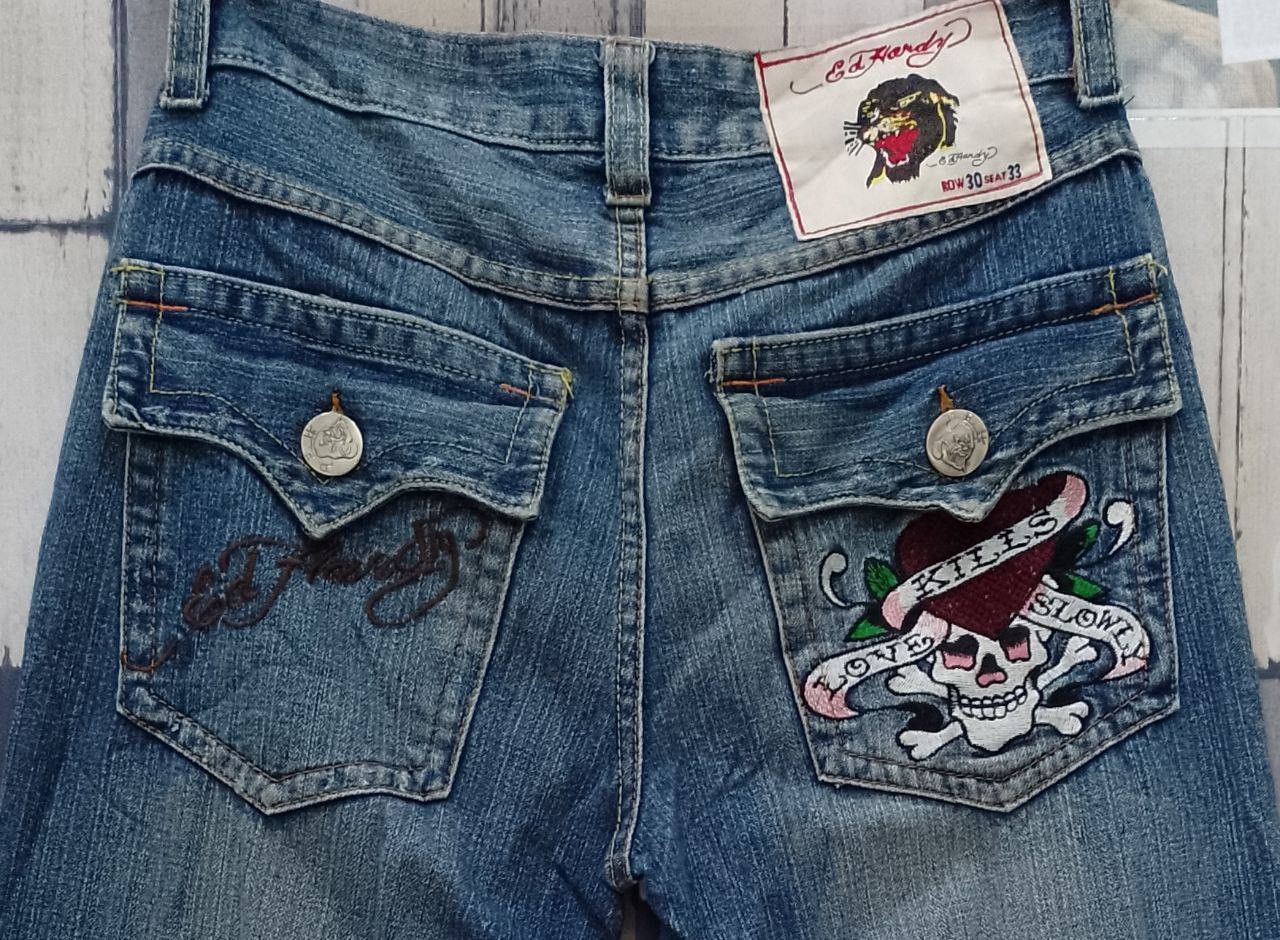 Designer × Ed Hardy × Vintage Rare Ed Hardy Vintage Tattoo Wear Made in ...
