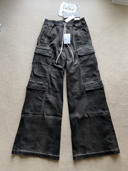 Rick Owens Drkshdw NEW | SS23 EDFU DOUBLE CARGO JUMBO BELA BAGGY PANTS ...