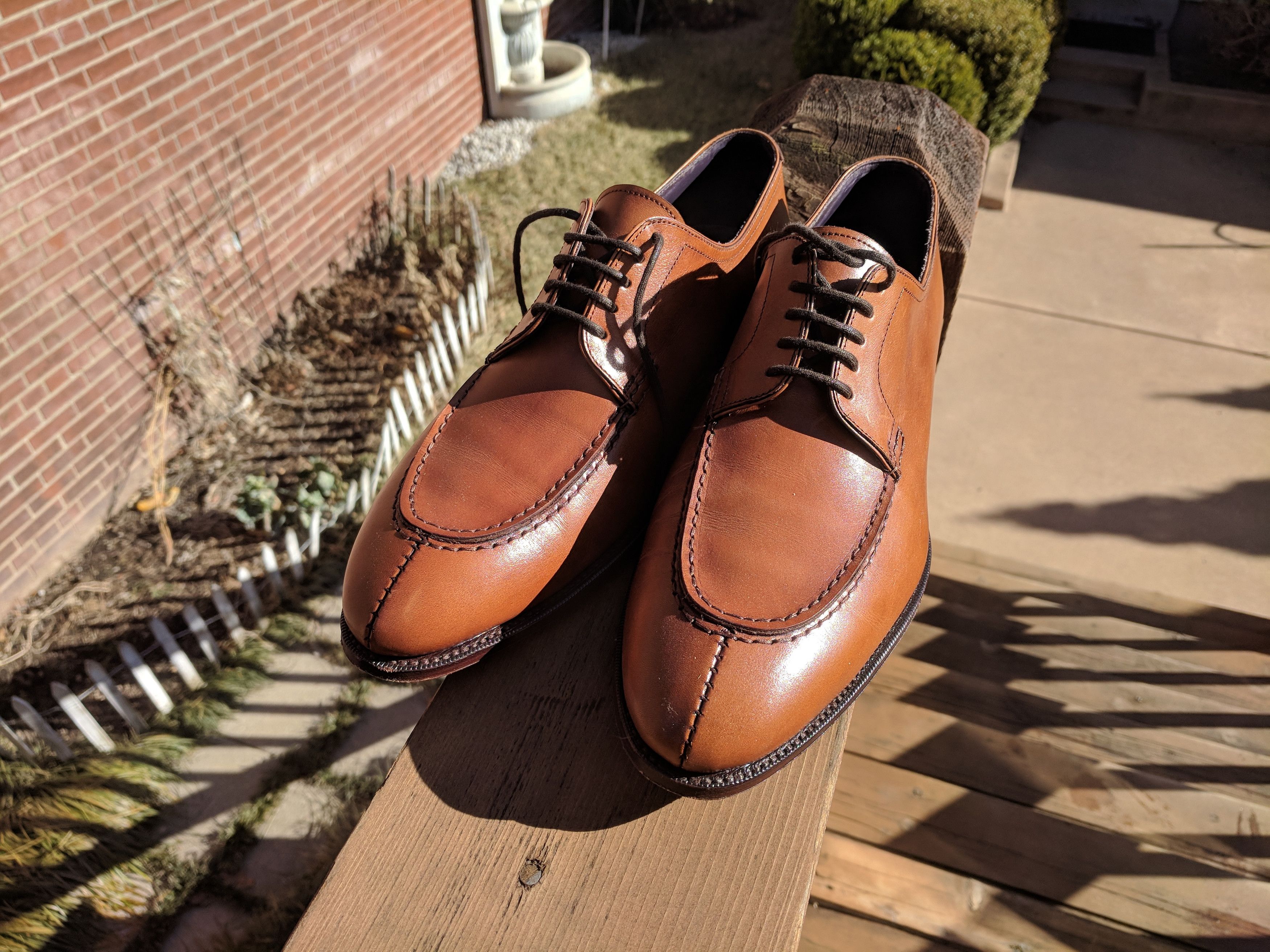 Carmina Chestnut Split Toe Derby in 7.5UK | Grailed