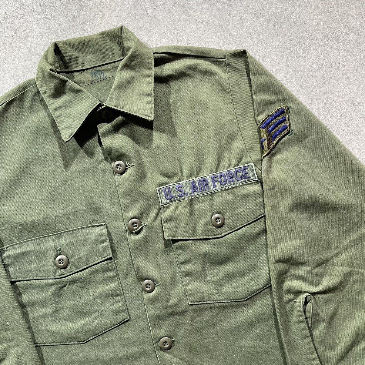 Military × Vintage Vintage 1970s USAF OG 107 Shirt | Grailed