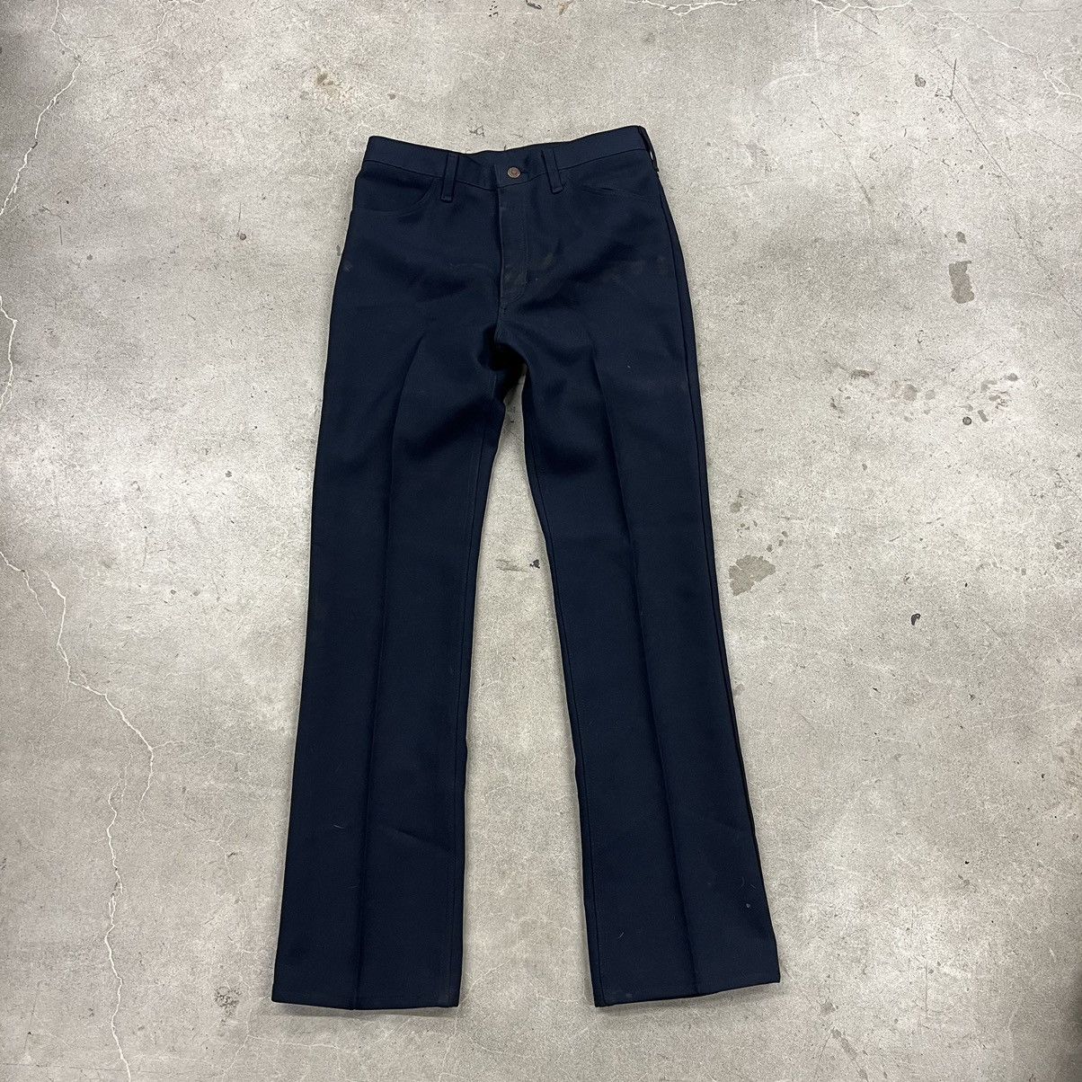 Streetwear × Vintage × Wrangler 70s wrangler boot cut flare poly whip ...