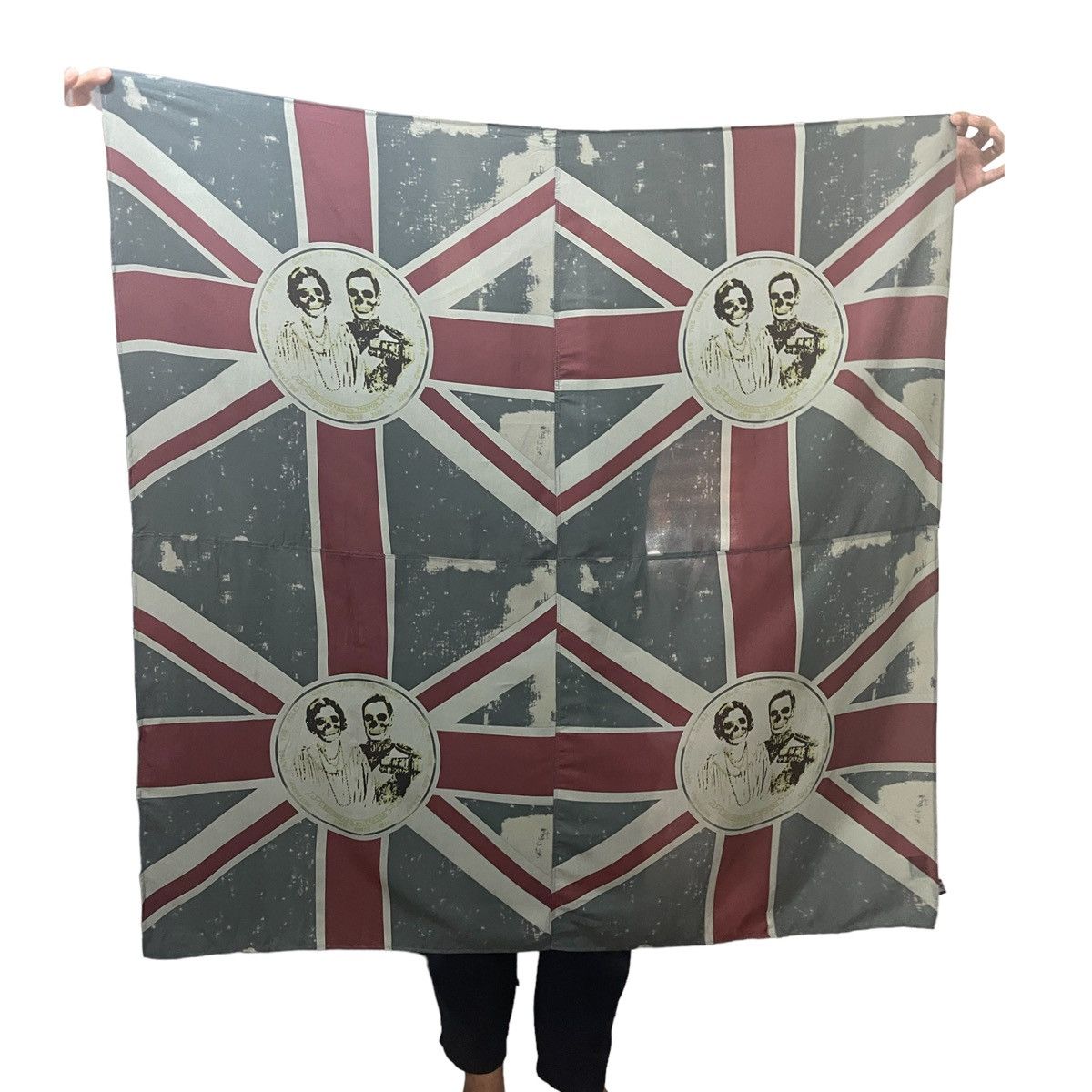 Japanese Brand Union jack flag scarves Gawd save the quen samantic ...
