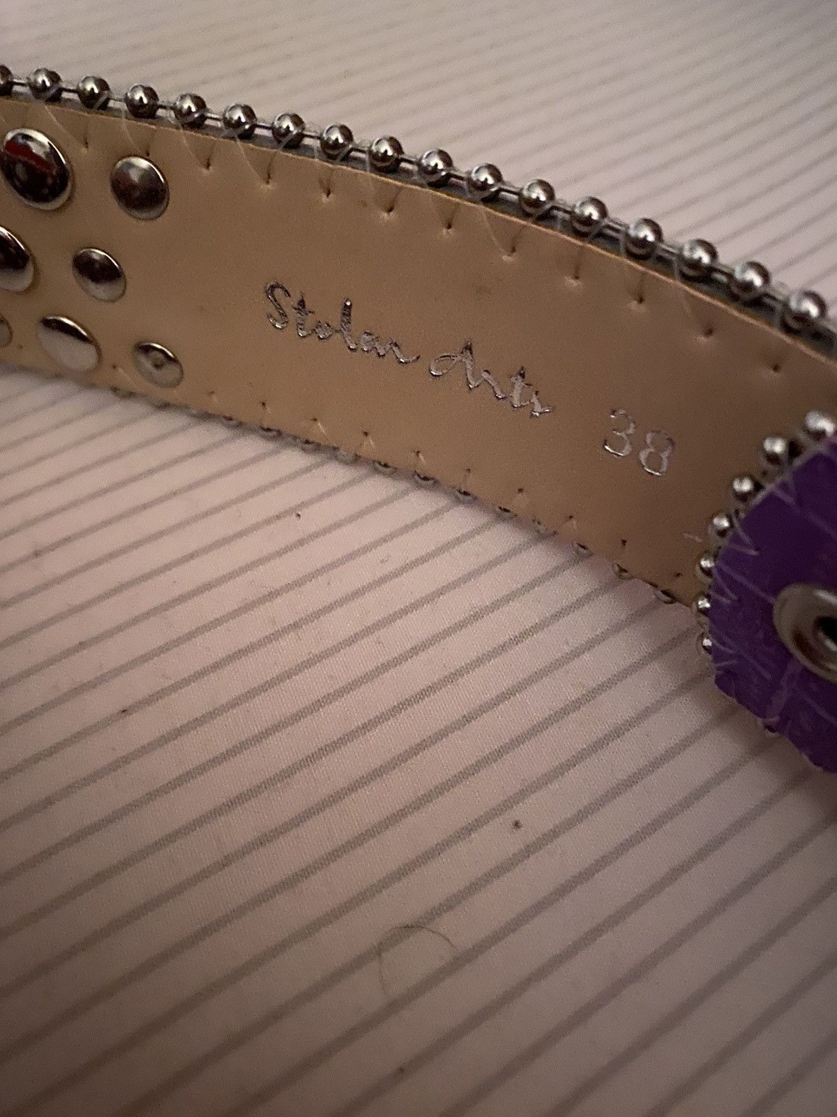 Art × Stolen Stolen Arts “Gangar” Belt | Grailed