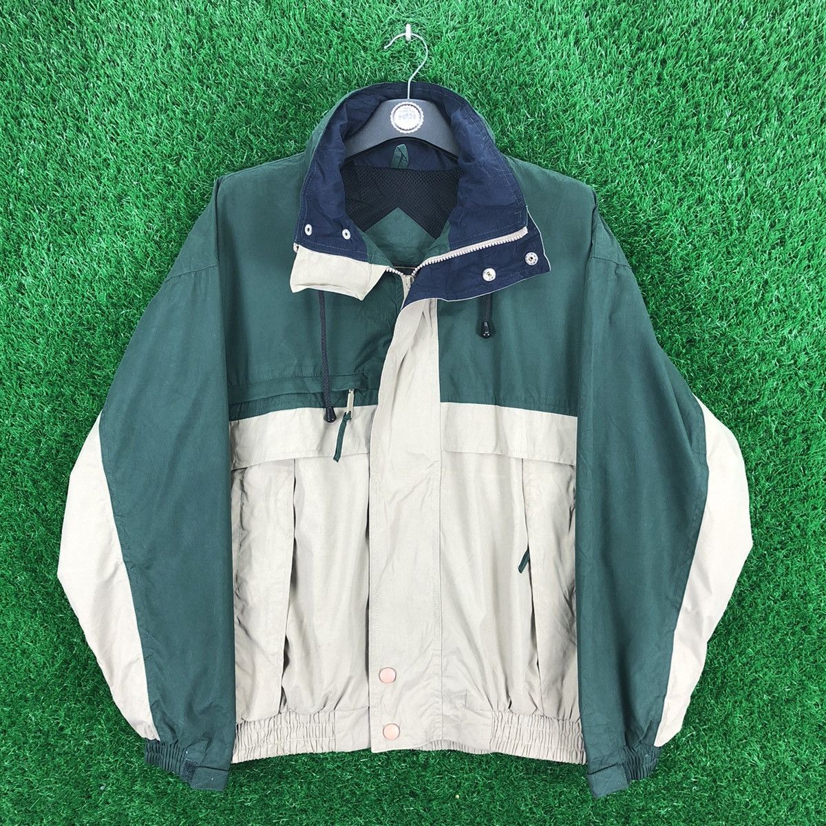 Cobra × Vintage × Windbreaker Vintage Cobra Two Tone Color Windbreaker ...