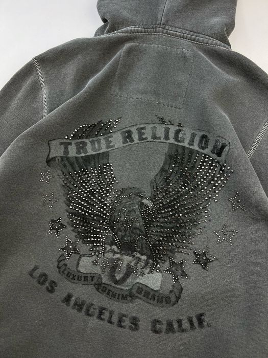 True Religion True Religion Y2K zip up hoodie rhinestones | Grailed