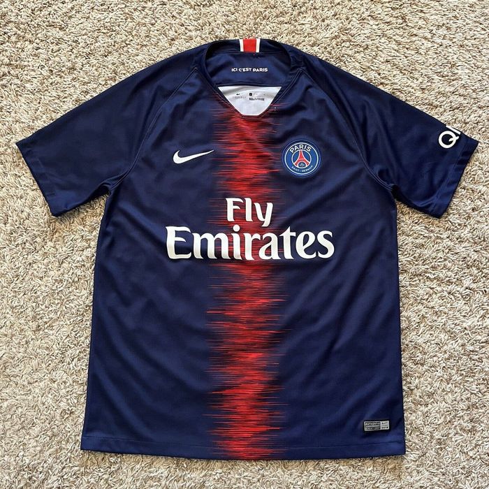 Nike Neymar Jr PSG Paris Saint Germain 2018 Home Soccer Jersey | Grailed