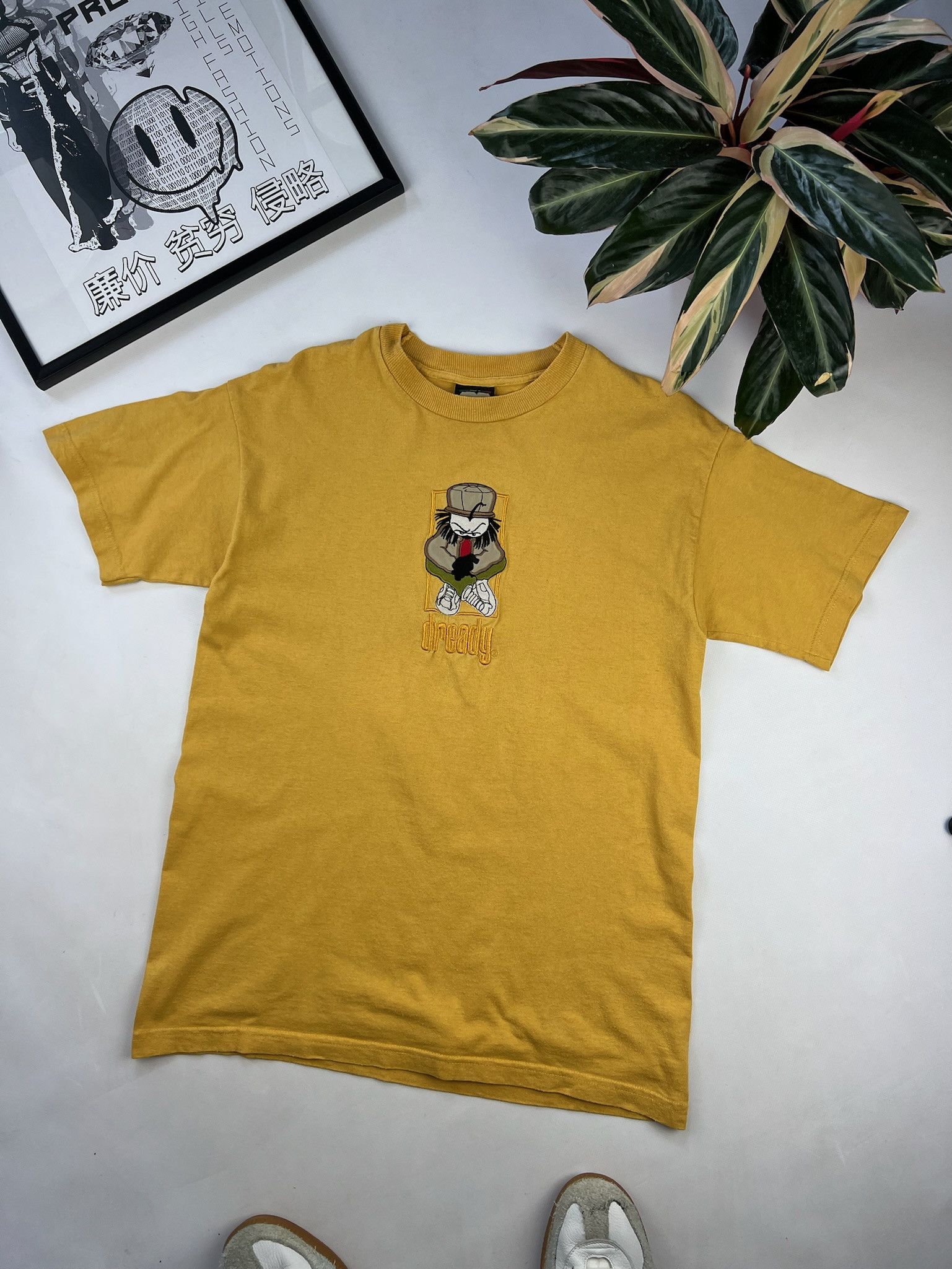 Streetwear × Vintage Vintage 90’s Dready Original Rasta Style T-Shirt ...