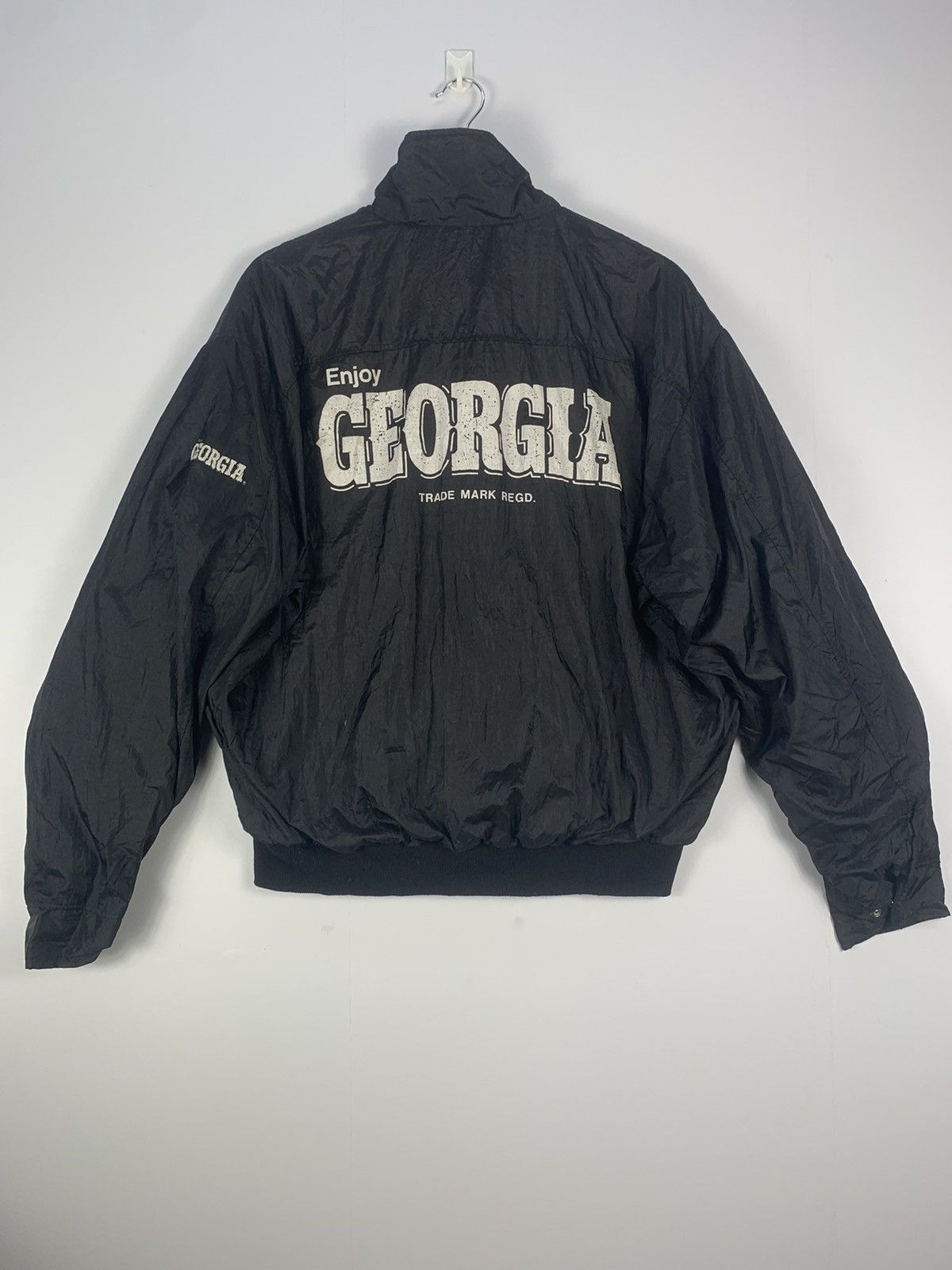 Vintage Vintage Georgia Spell Out Bombers Style Jacket | Grailed