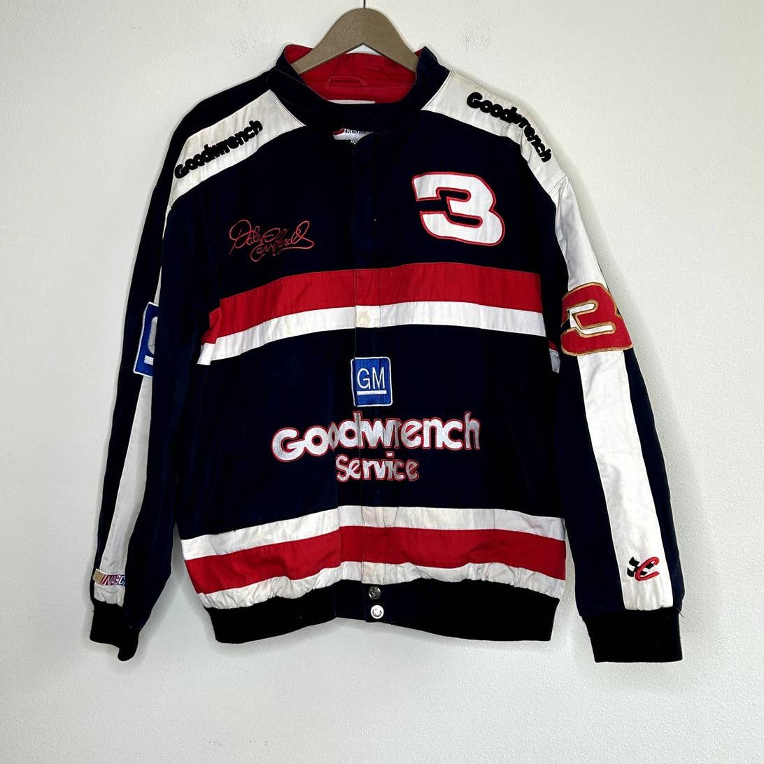 Racing Dale Earnhardt Jr GoodWrench Navy Racing Jacket | Grailed