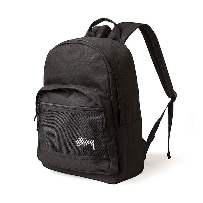 Stussy RARE STUSSY STOCK BACKPACK IN BLACK - OS | Grailed