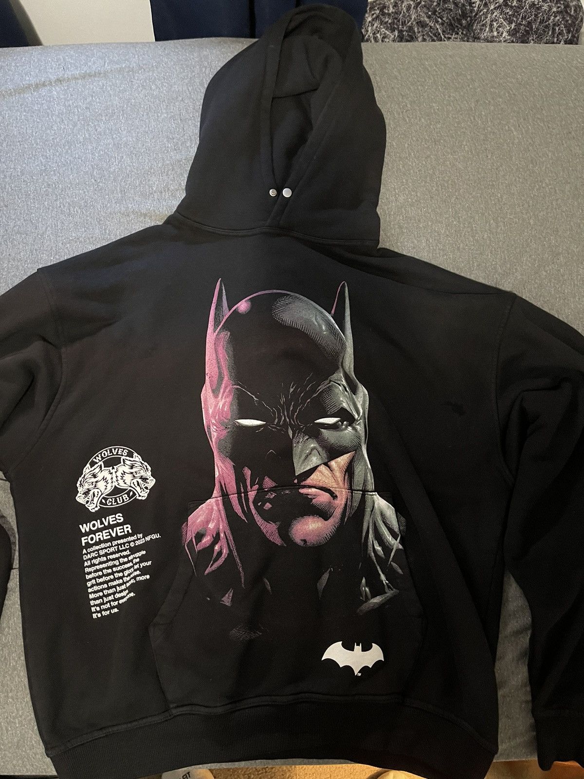 Darc Sport DARC SPORT x DC BATMAN “PIERCE” HOODIE | Grailed