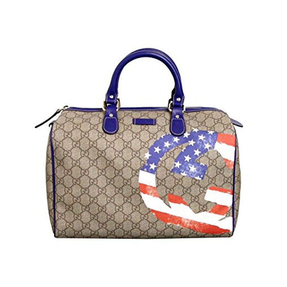 Gucci Limited Edition American Flag Coated Canvas Joy Boston Bag | Grailed