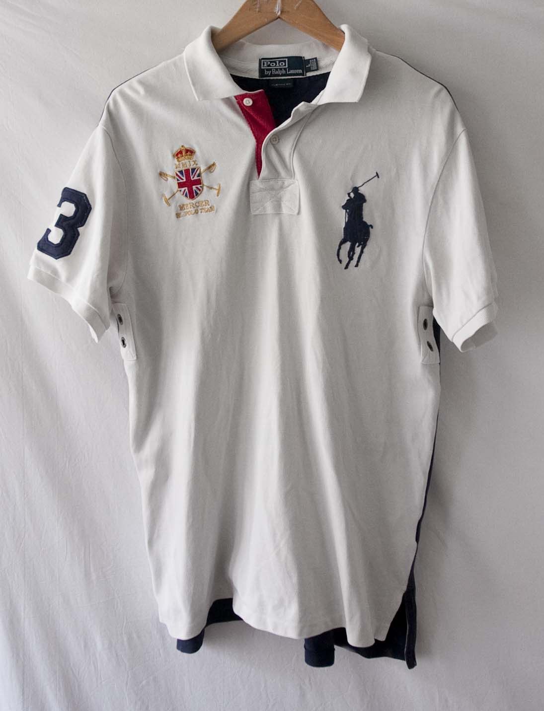 Ralph Lauren Ralph Lauren Polo Mercer RL Polo Team Size L (w/Stain ...