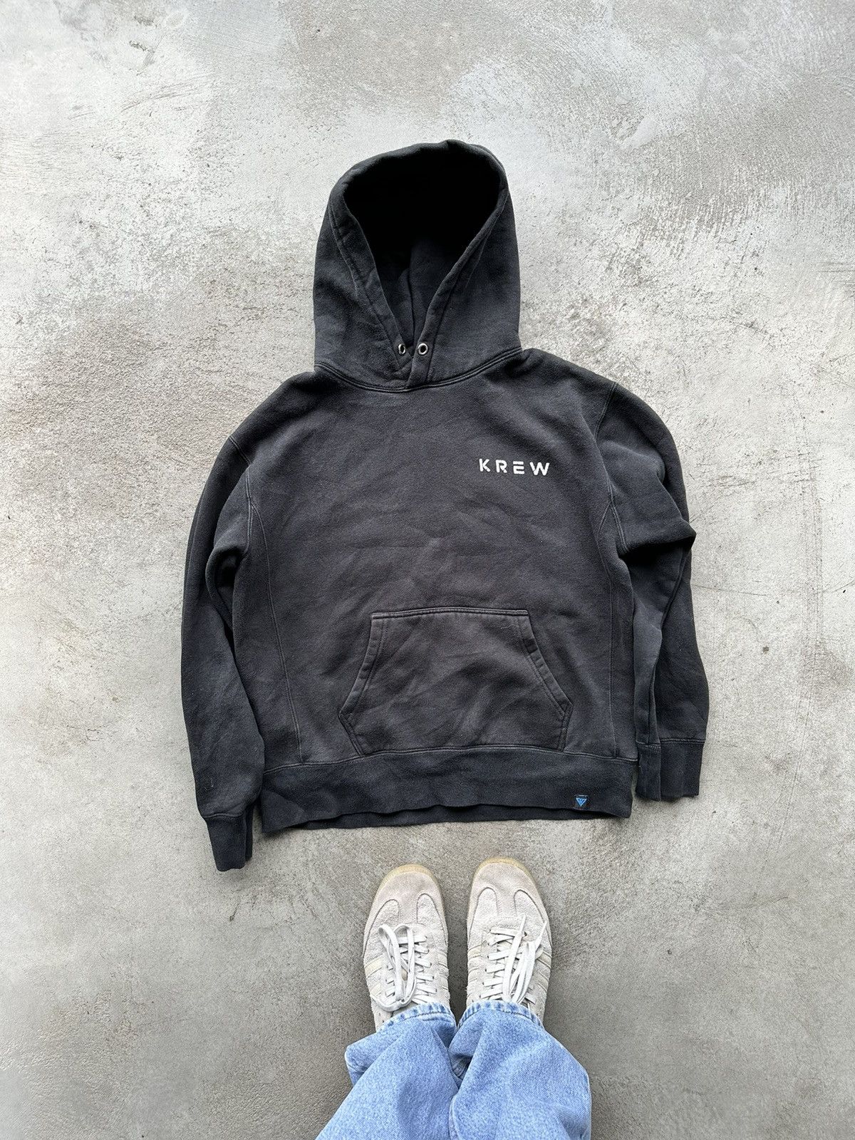 KREW × Vintage Rare Vintage Terry Kennedy KREW Skate or Die Hoodie ...