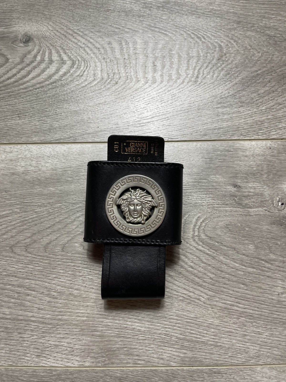 Versace × Vintage Versace Belt Clip Loop Gun Holster / Flip Phone ...