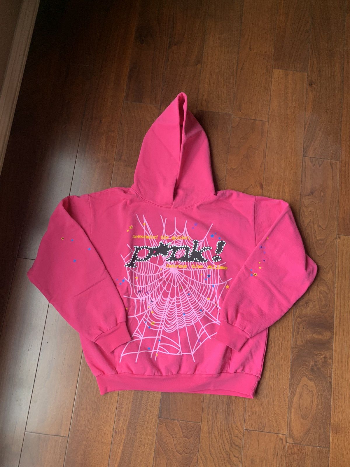 Spider Worldwide Sp5der Punk hoodie Pink | Grailed