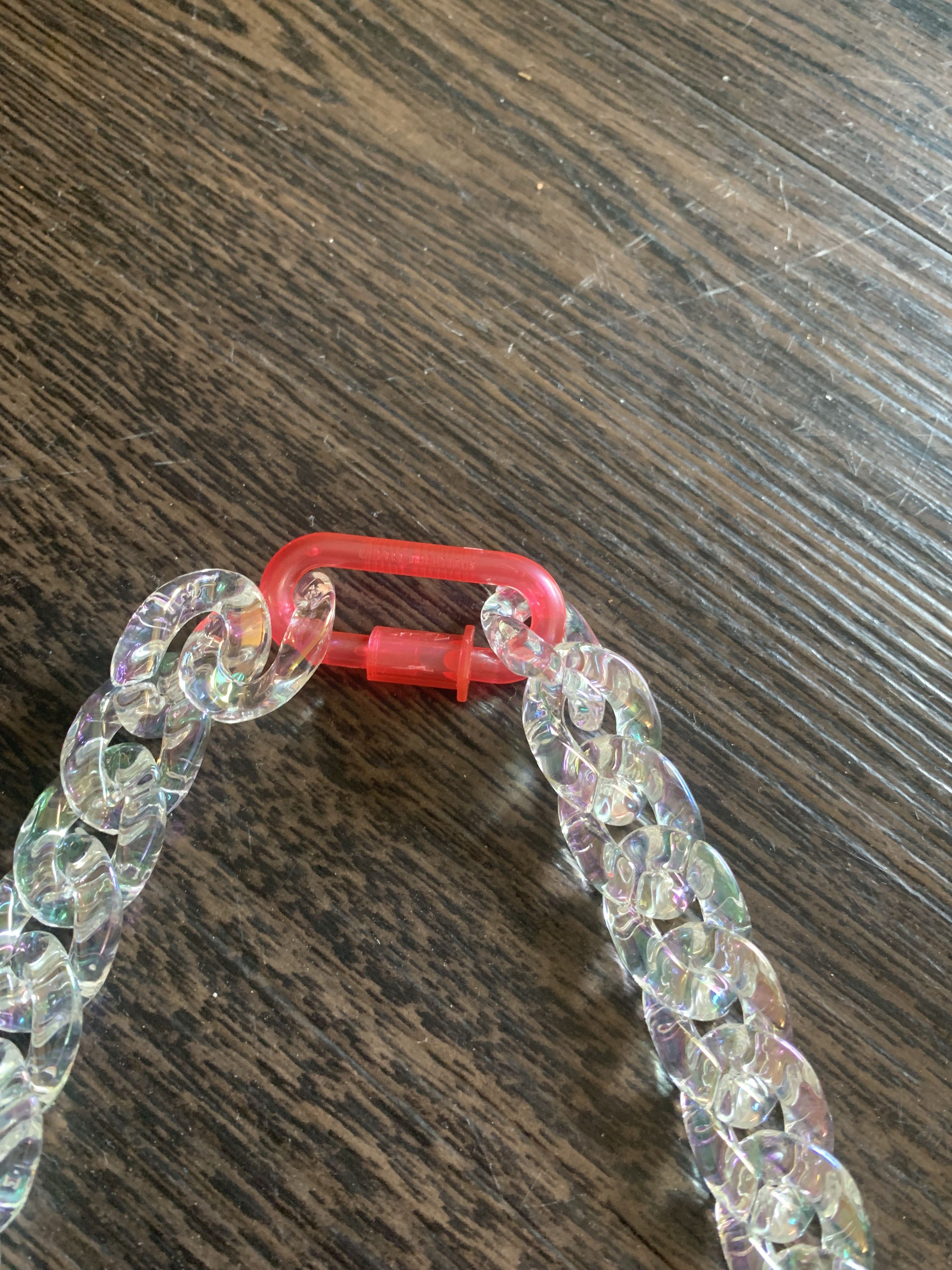 Custom Kristopher Kites Iridescent Cuban Link Chain Necklace | Grailed