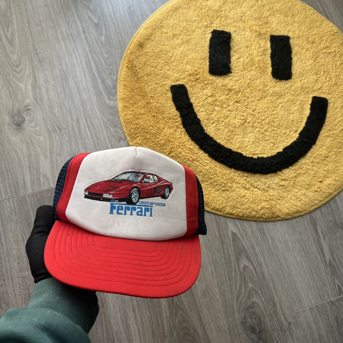 Vintage Vintage Ferrari testarossa SnapBack | Grailed