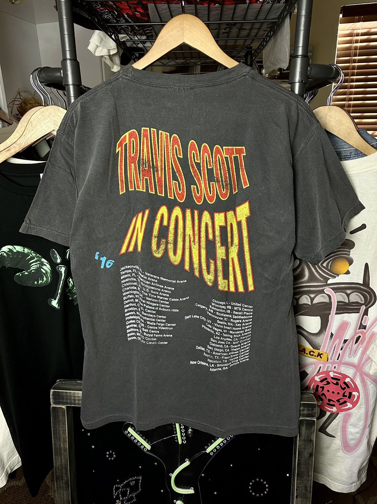 Streetwear × Travis Scott × Vintage Travis Scott Anti Tour ‘16 Rodeo ...