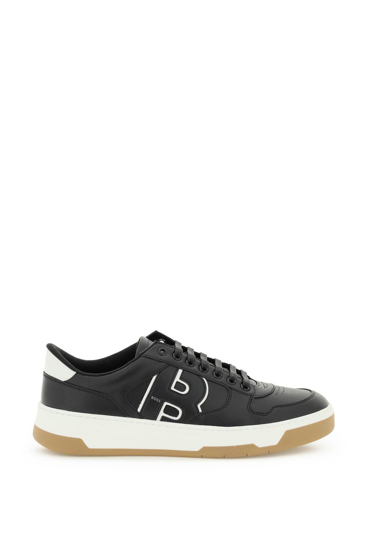 Hugo Boss Boss 'baltimore' faux leather sneakers | Grailed