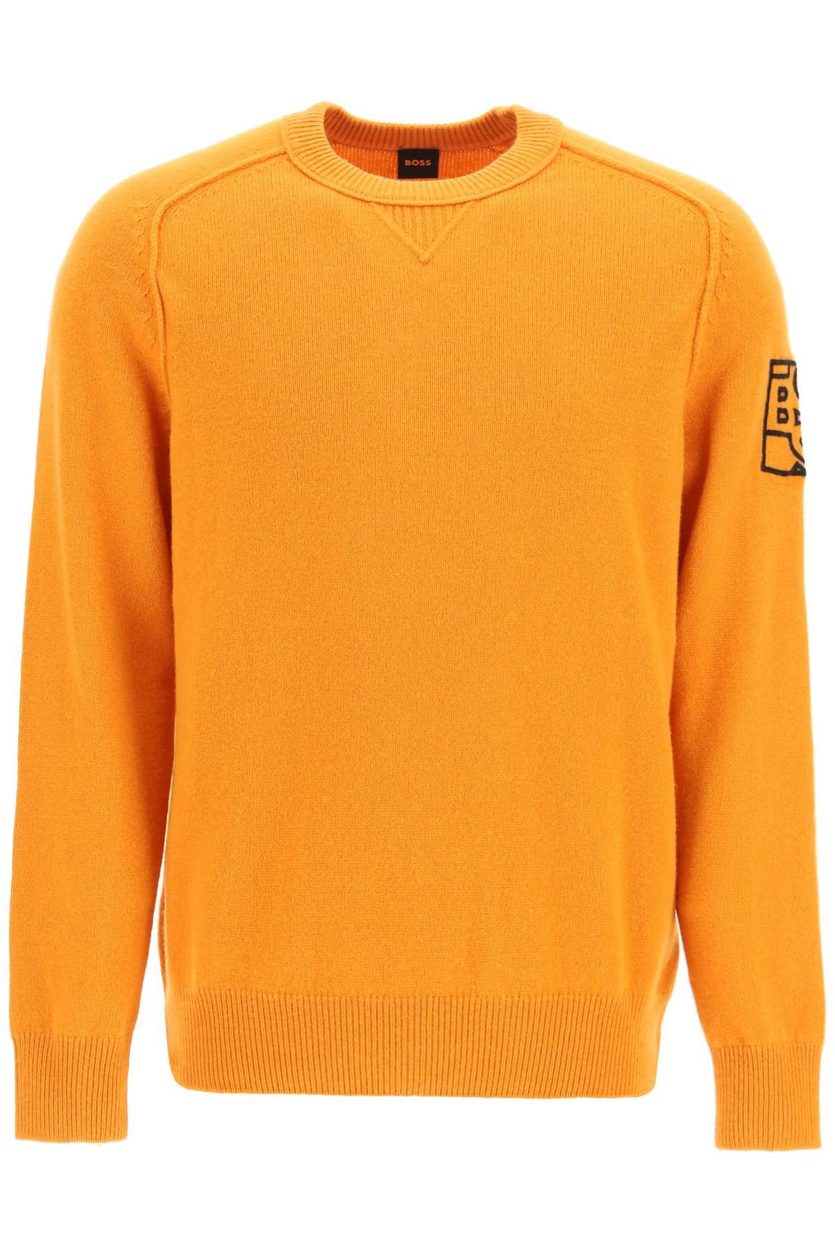 Hugo Boss Boss shaken logo embroidery sweater | Grailed