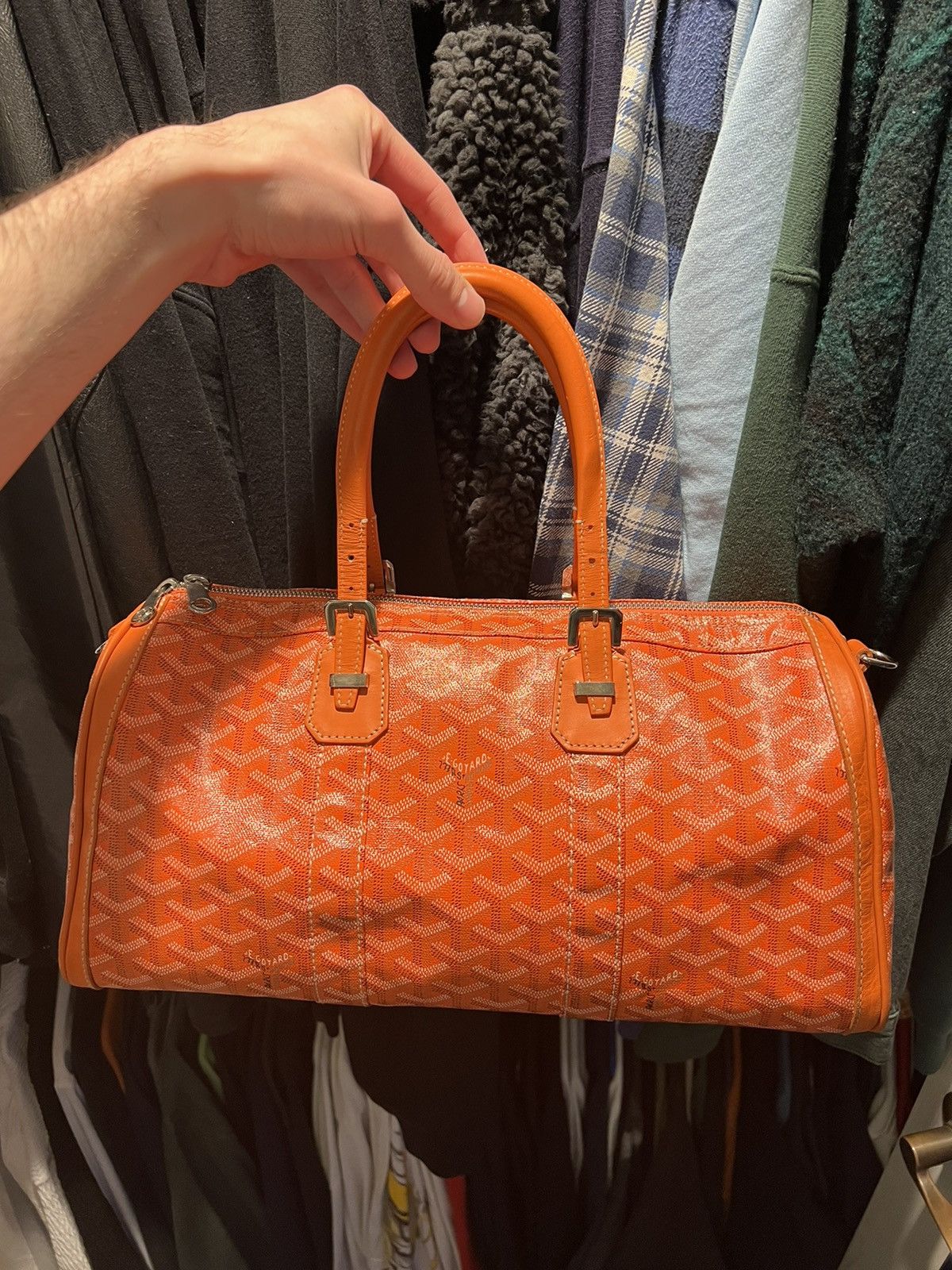 Goyard GOYARD CROISIERE 40 DUFFLE BAG ORANGE | Grailed