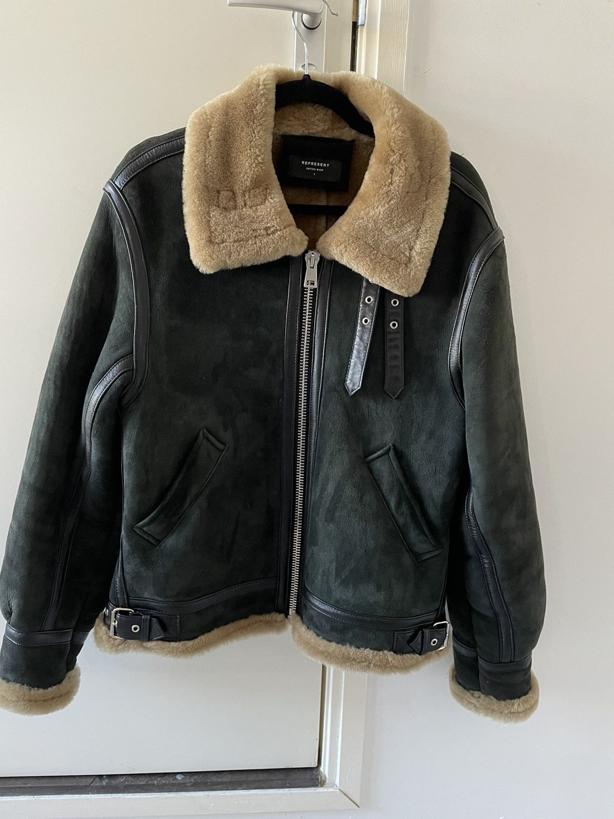 Represent Clo. Represent Shearling Jacket | Grailed