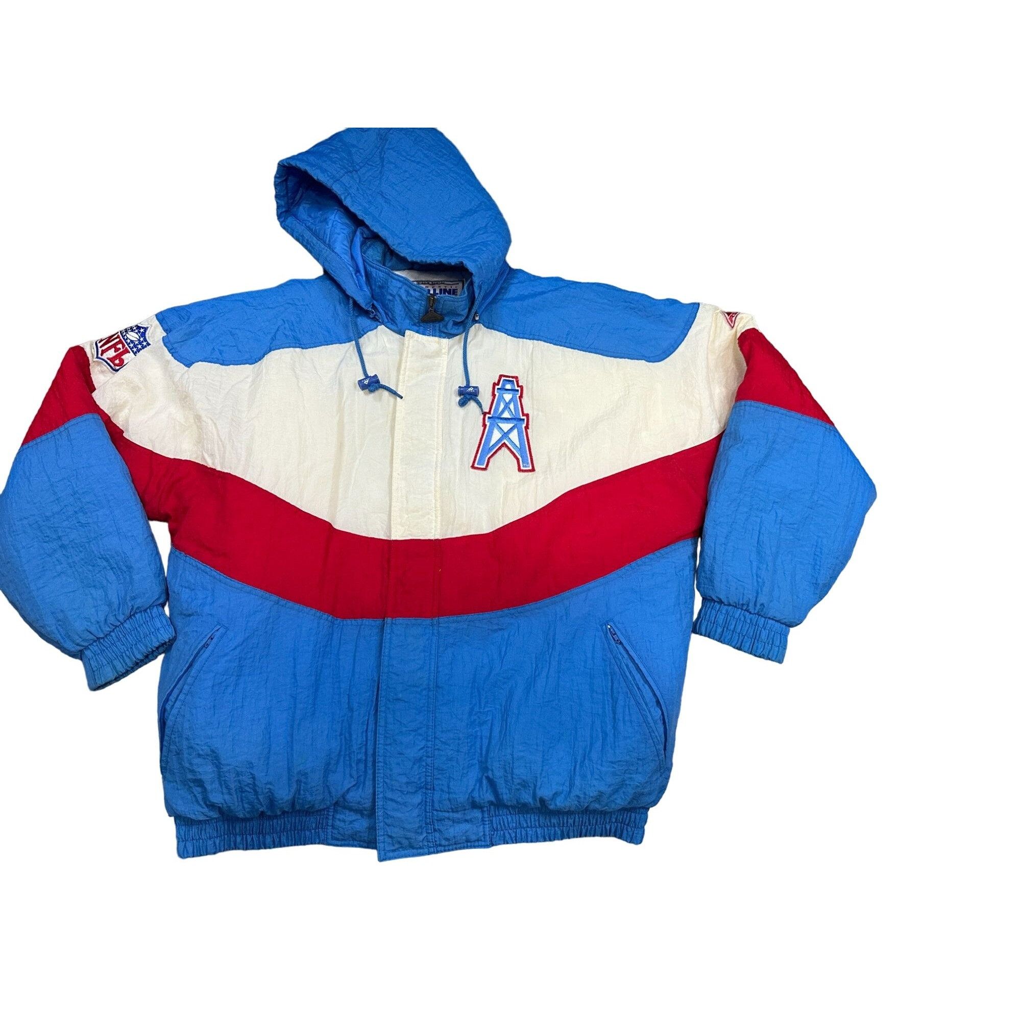 Apex One Houston Oilers Vintage Rare NFl pro line apex one jacket Siz ...