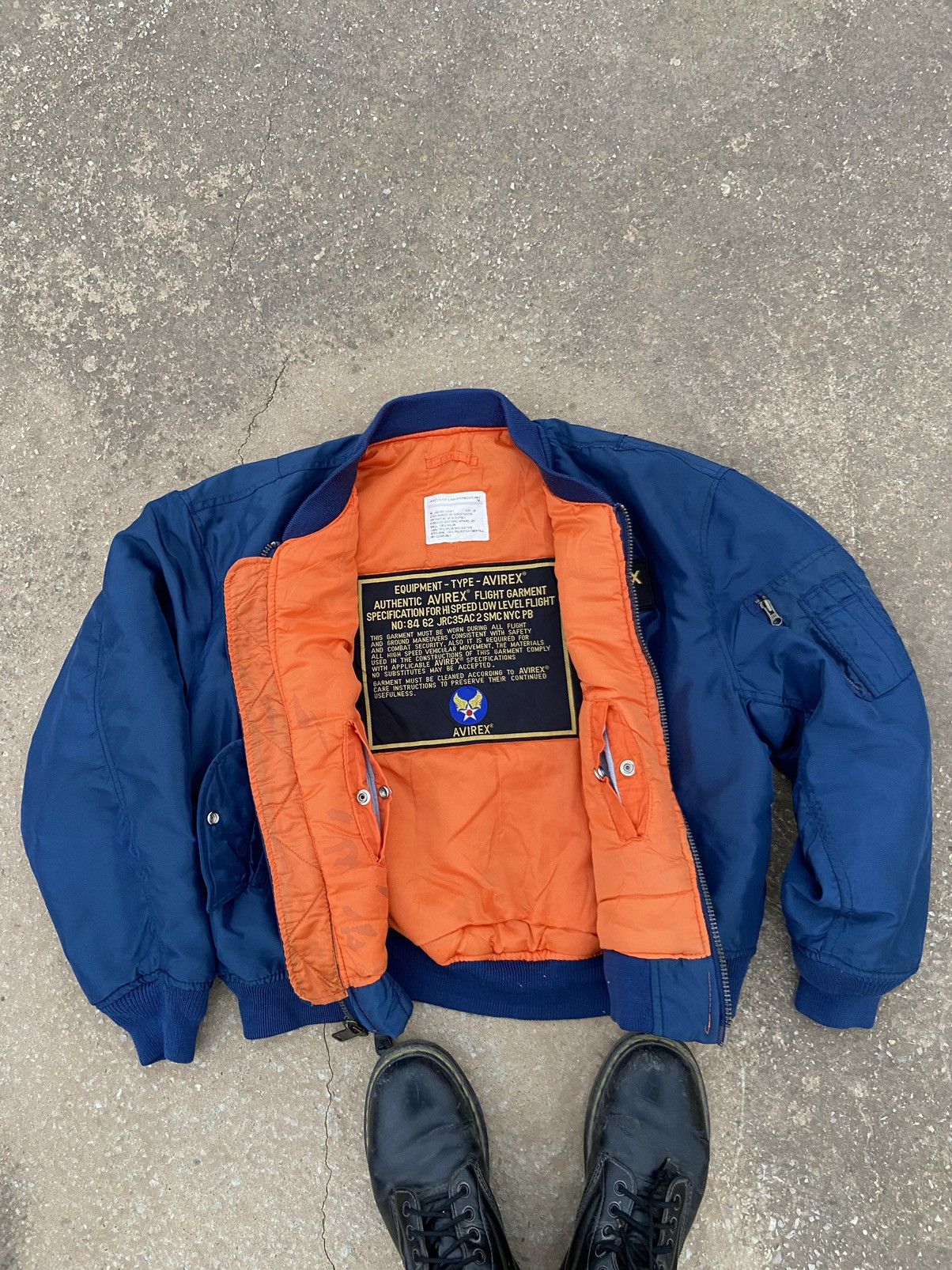 Avirex × Japanese Brand × Ma 1 Vintage Avirex ma-1 military bomber ...