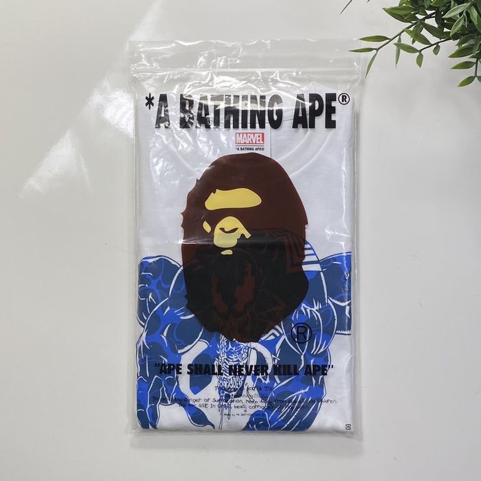 Bape Bape x Marvel Comics Venom Tee White 2022 | Grailed