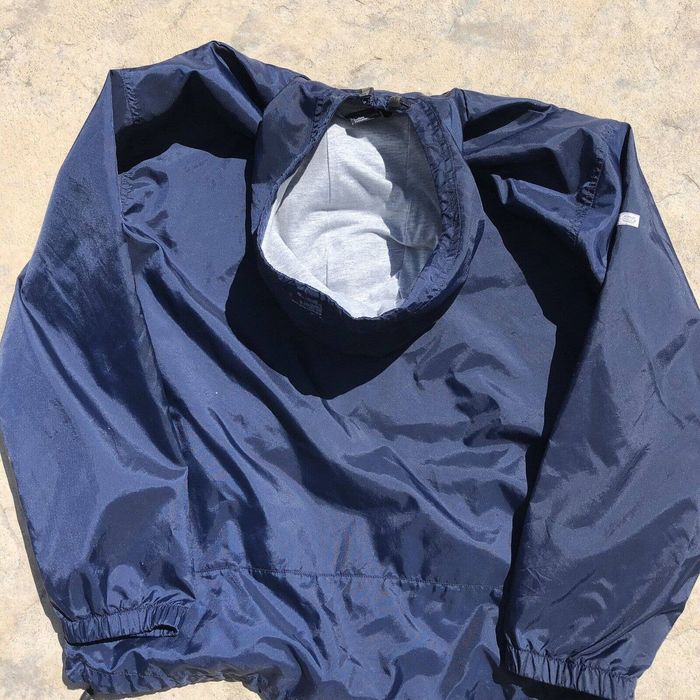Nike Vintage Nike Half Zip Windbreaker size Large 90’s Navy Baggy | Grailed