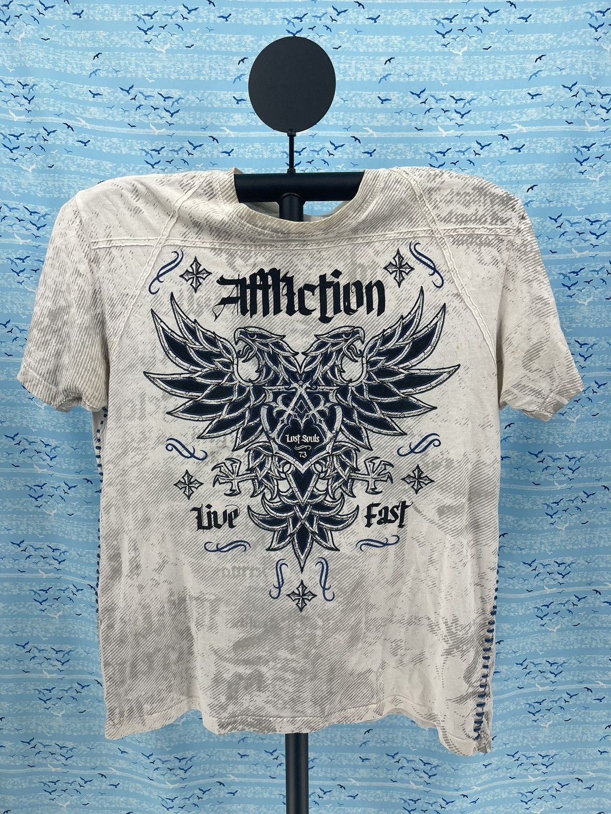 Affliction × Streetwear × Vintage Y2K Affliction Live Fast t shirt ...