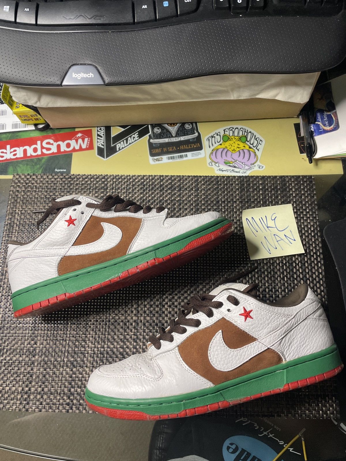 Nike Nike SB Dunk Low Cali RARE 10 chunky red star heineken unkle | Grailed