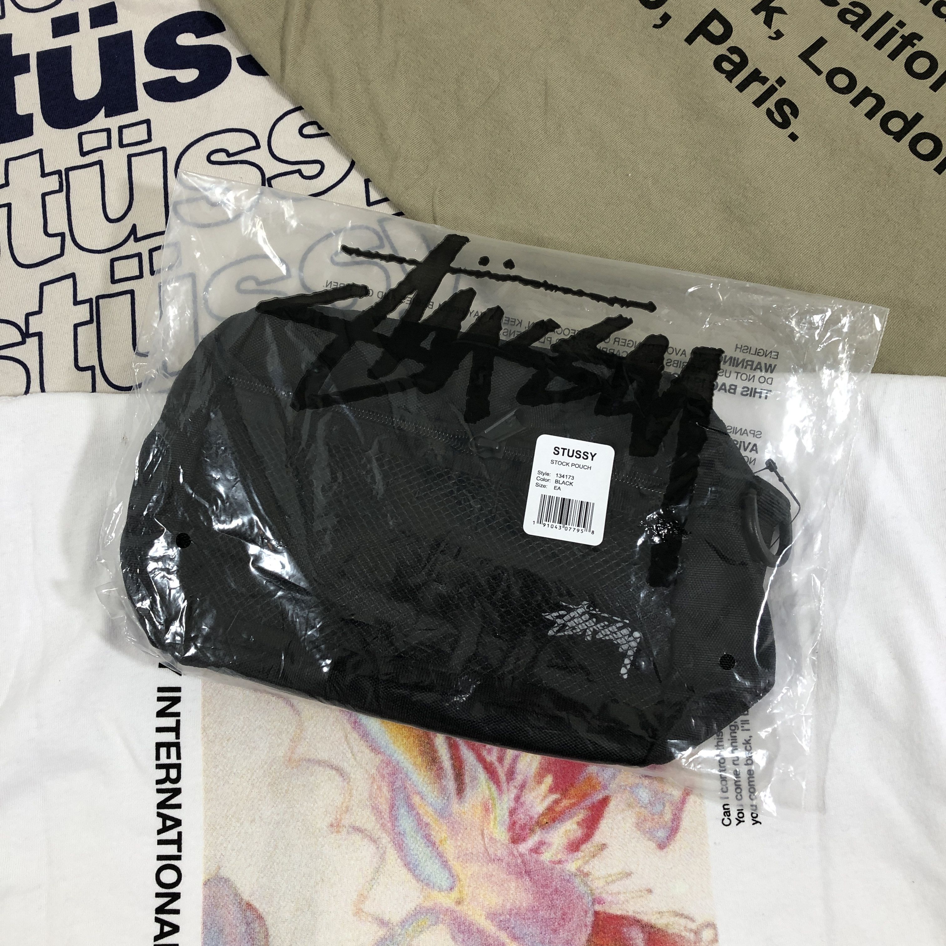 Stussy RARE STOCK STUSSY BAG BLACK OS | Grailed