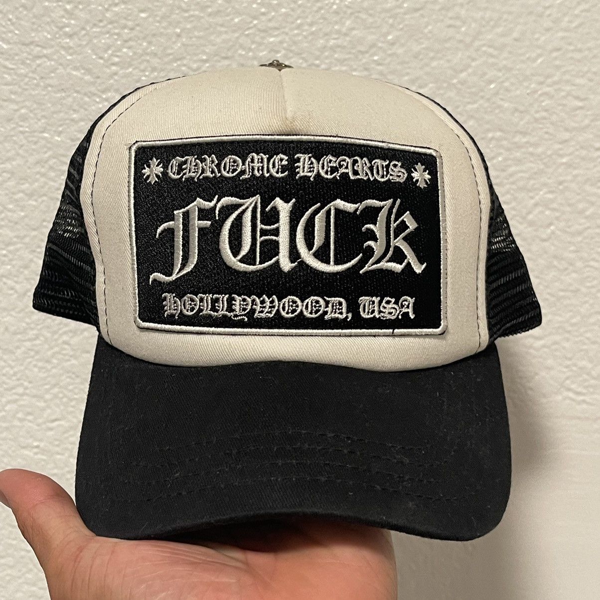 Chrome Hearts CHROME HEARTS “FUCK” HAT | Grailed